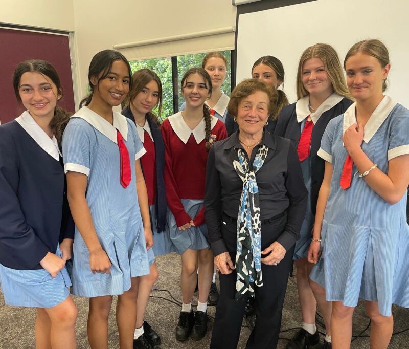 Visit by Holocaust survivor – Mimi Wise | Our Lady of Mercy Catholic ...